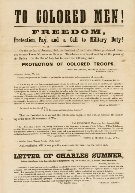 To Colored Men! – Rediscovering Black History