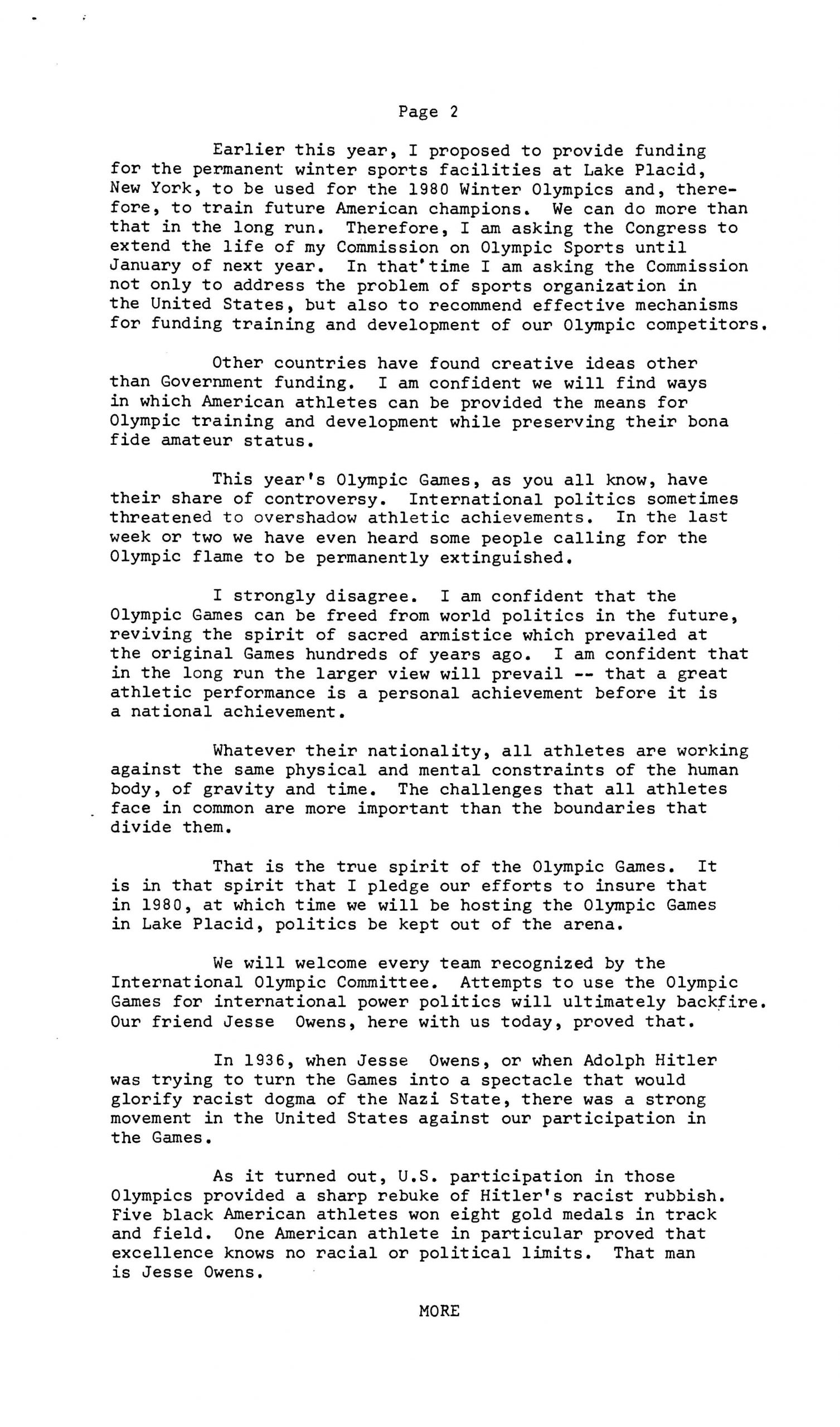 Jesse Owens, American Hero – Rediscovering Black History