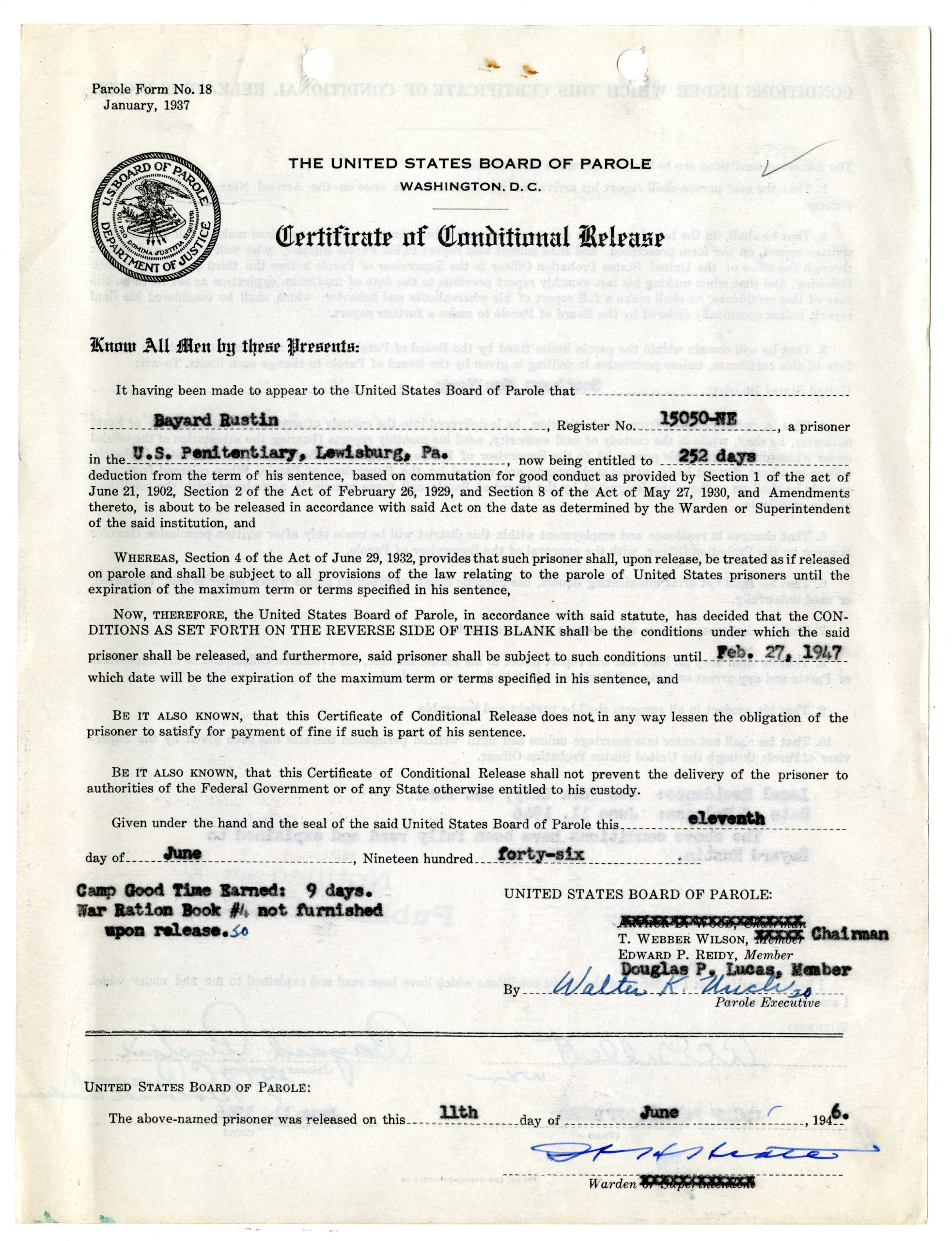 Bayard Rustin: The Inmate that the Prison Could Not Handle ...