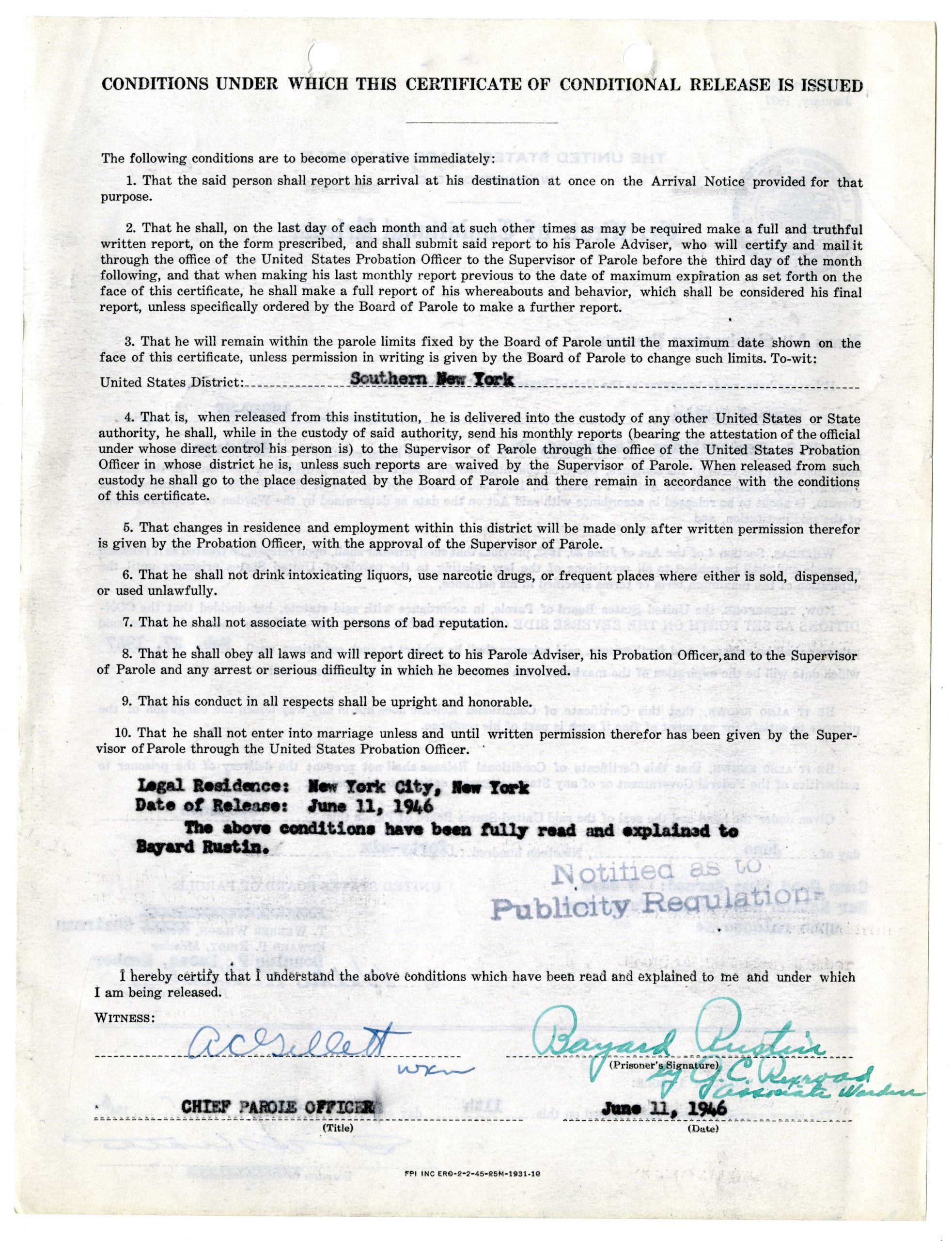 Bayard Rustin: The Inmate that the Prison Could Not Handle ...