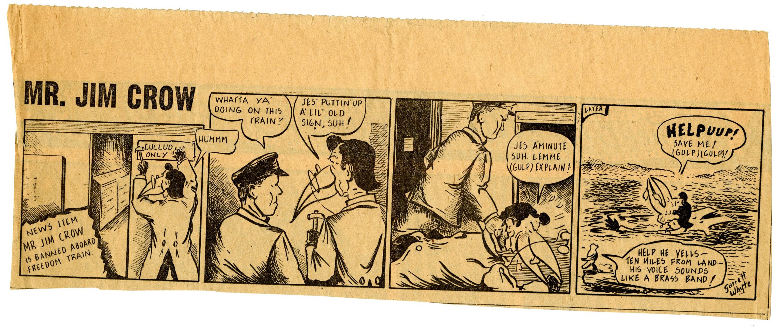 Mr Jim Crow comic001 – Rediscovering Black History